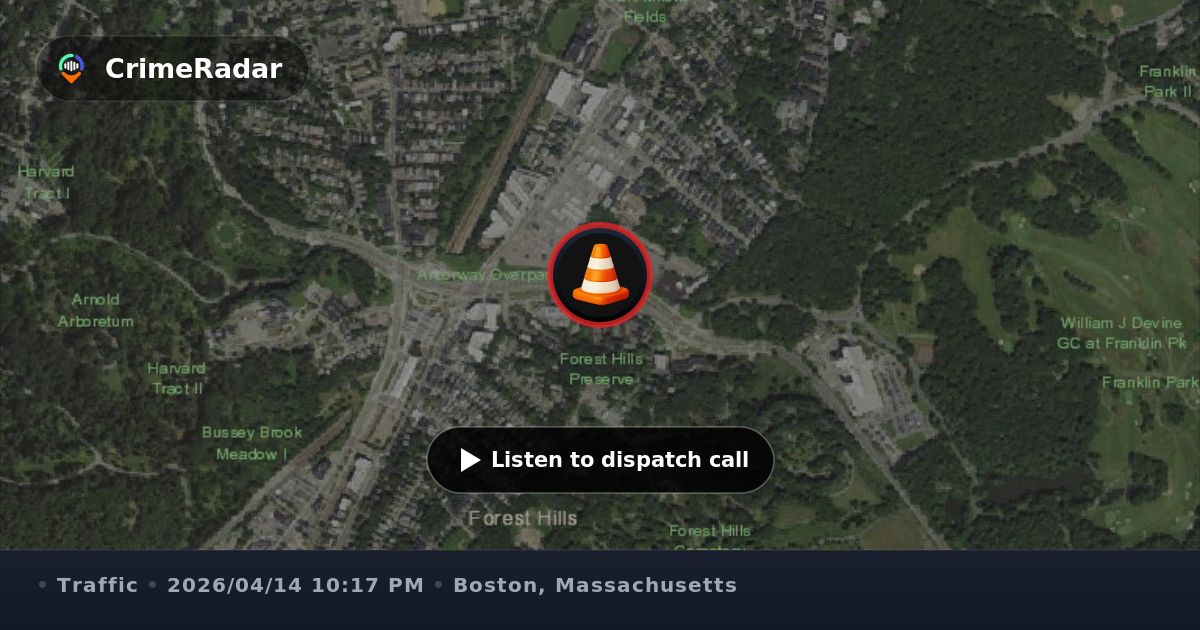 Traffic stop on Washington Street near station, Boston MA | CrimeRadar