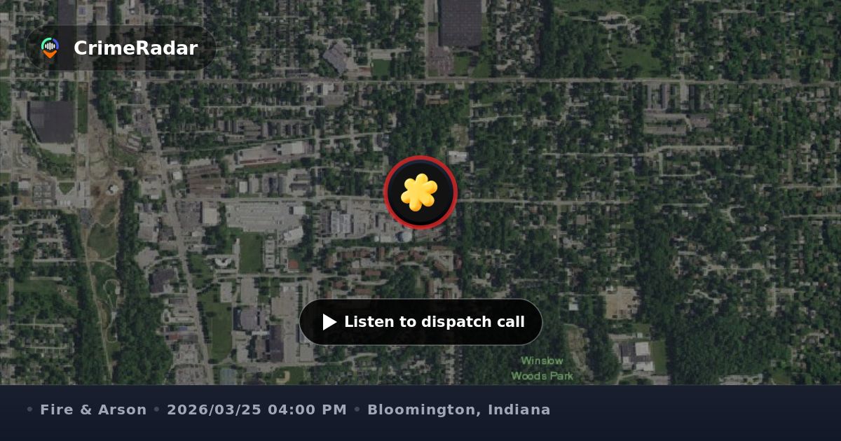 Commercial high-rise fire alarm activation, Bloomington IN | CrimeRadar