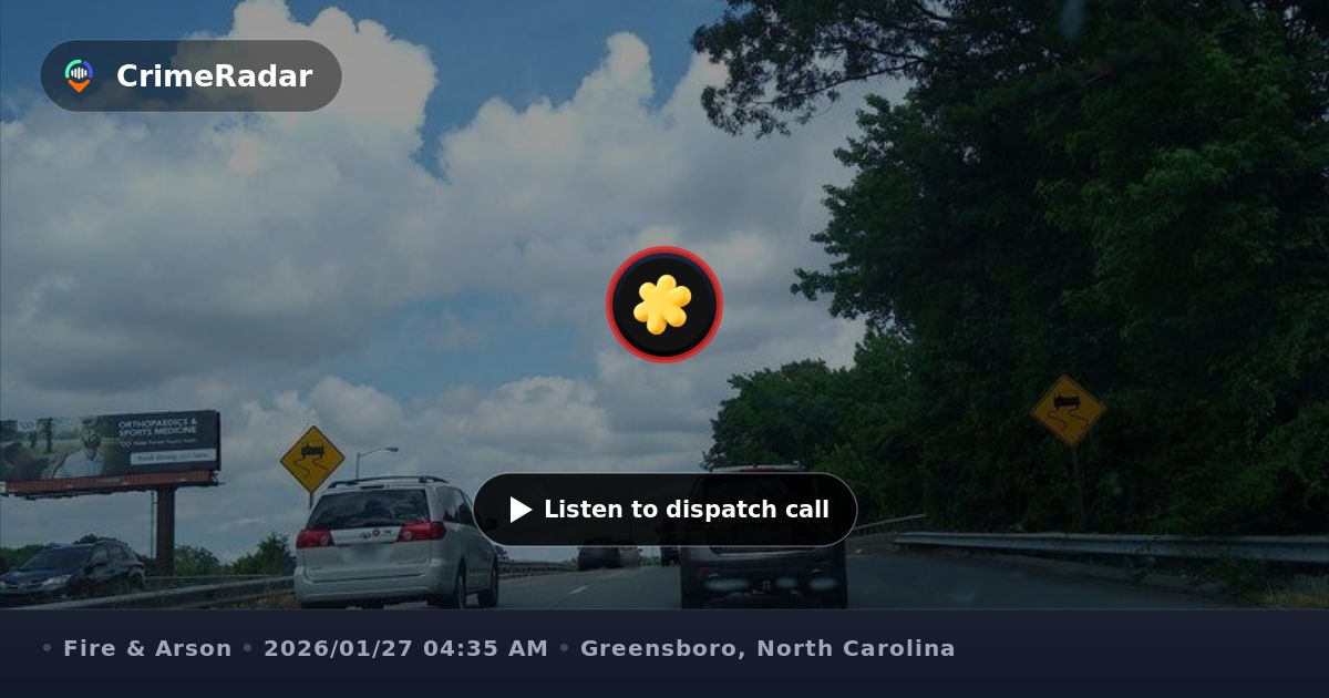 Fire crews check possible commercial fire on Mill St, Greensboro NC ...