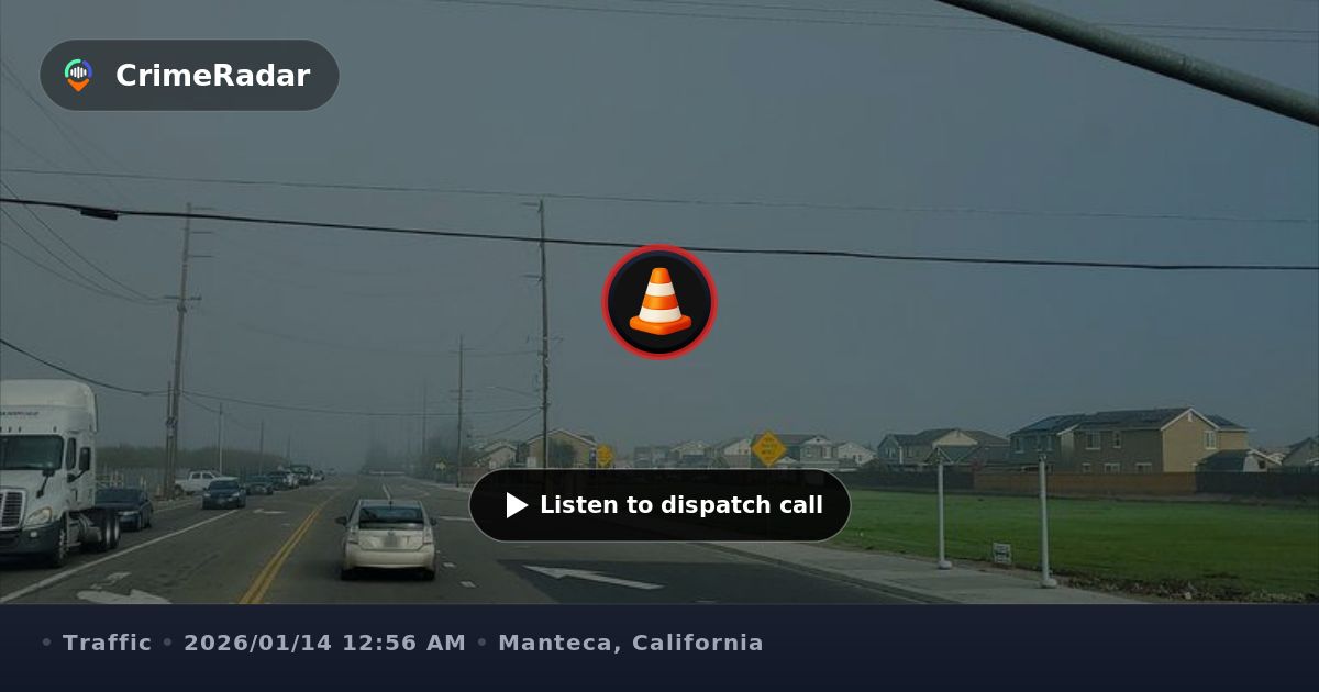 Two-vehicle accident near Airport Way and Louise Ave, Manteca CA ...