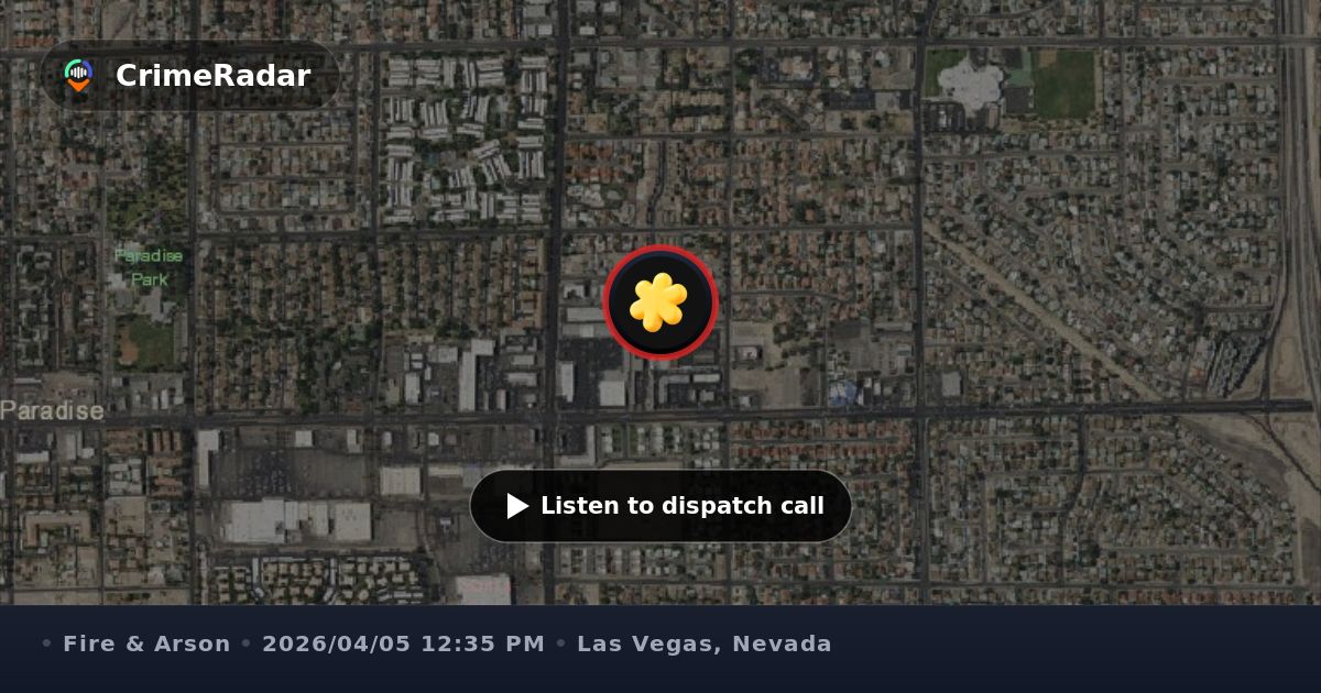 Small cooking fire in apartment on Casey Drive, Las Vegas NV | CrimeRadar