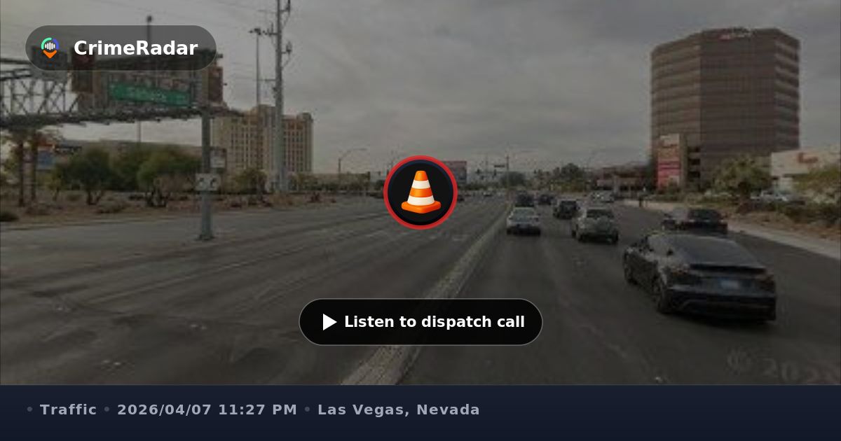 Rollover crash on eastbound Sahara Avenue, Las Vegas NV | CrimeRadar