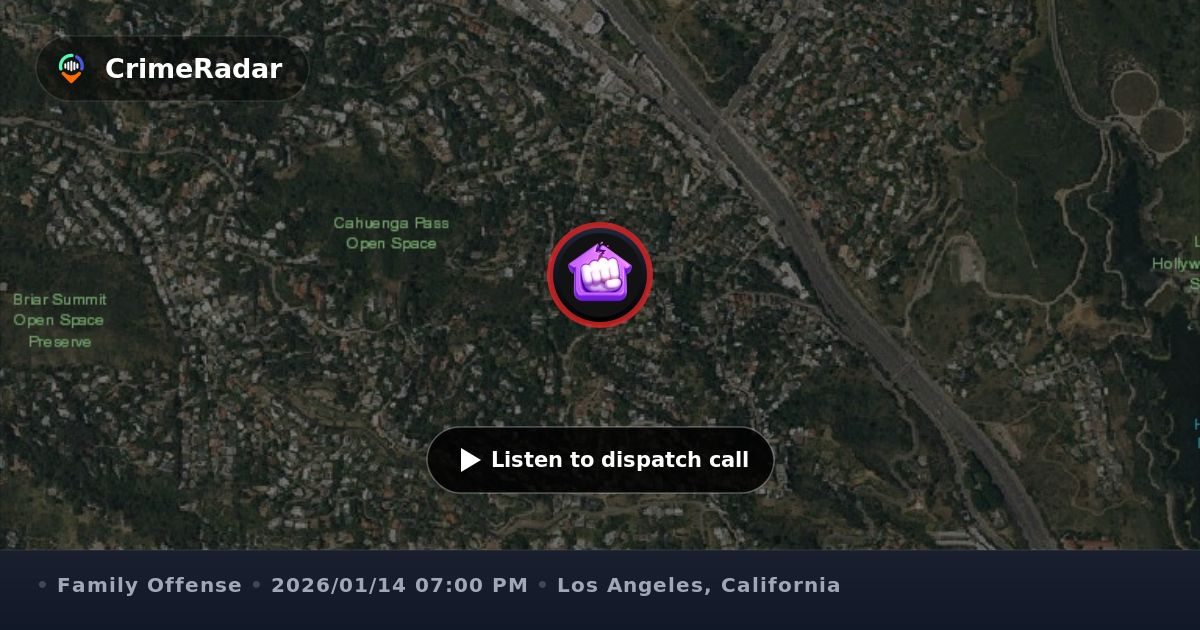 Possible restraining order violation near Caverna Dr, Los Angeles CA ...