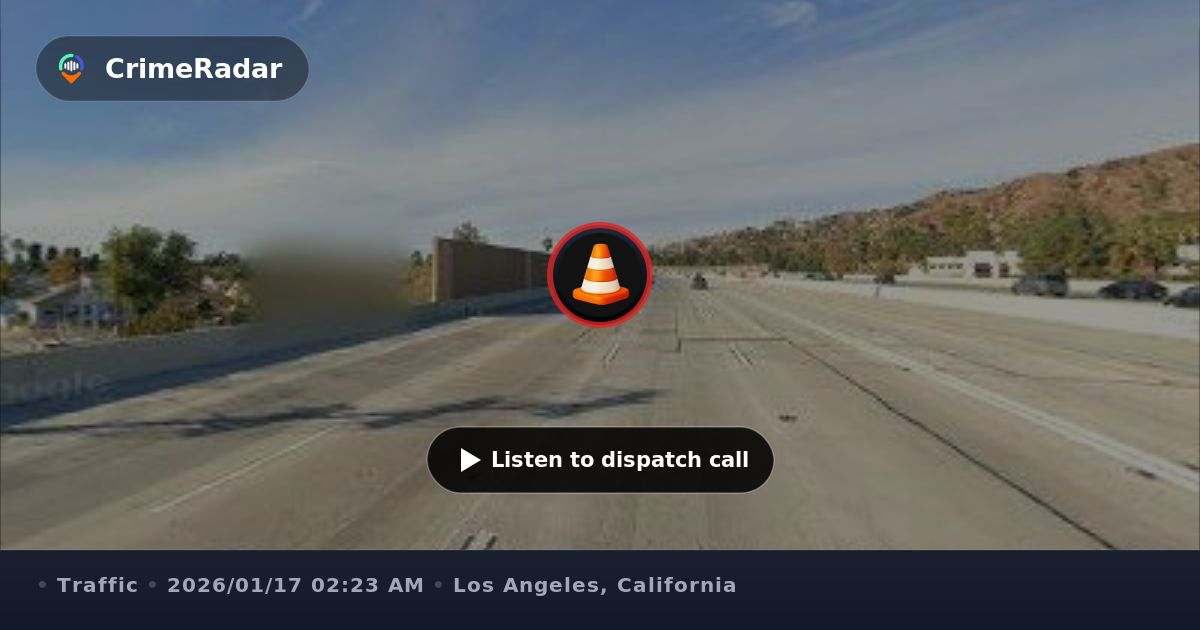 Traffic stop involving CHP on I-5 near Roscoe, Los Angeles CA | CrimeRadar