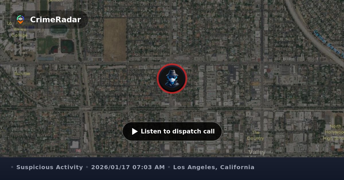 Possible trespasser seen climbing fence in North Hollywood, Los Angeles ...