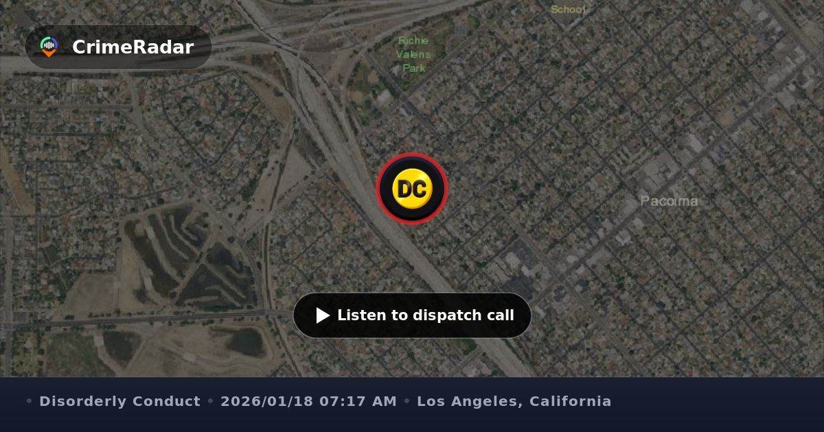 Deputies respond to sidewalk obstruction near Remick Ave, Los Angeles ...