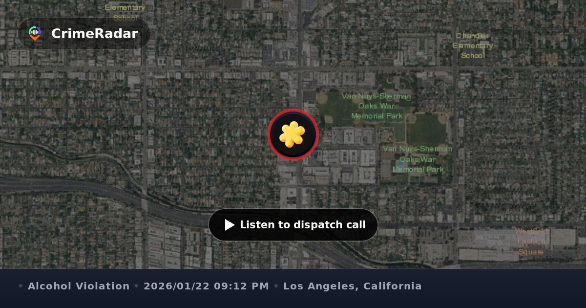 Deputies respond to possible intoxicated person in Sherman Oaks, Los ...