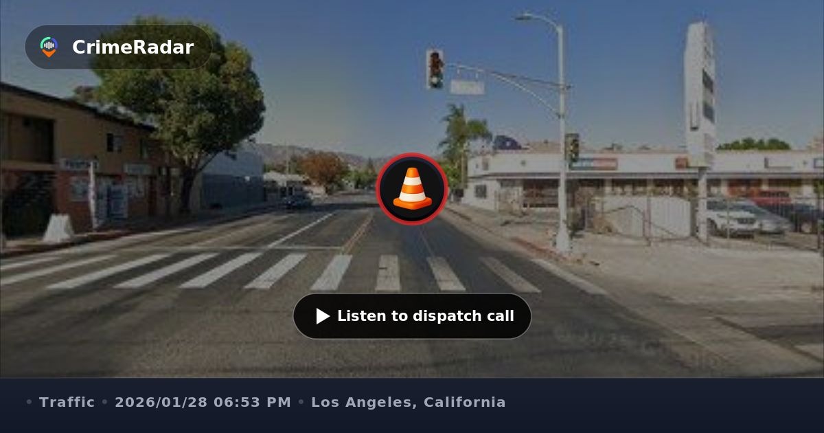 Possible altercation involving armed person near Paxton St, Los Angeles ...