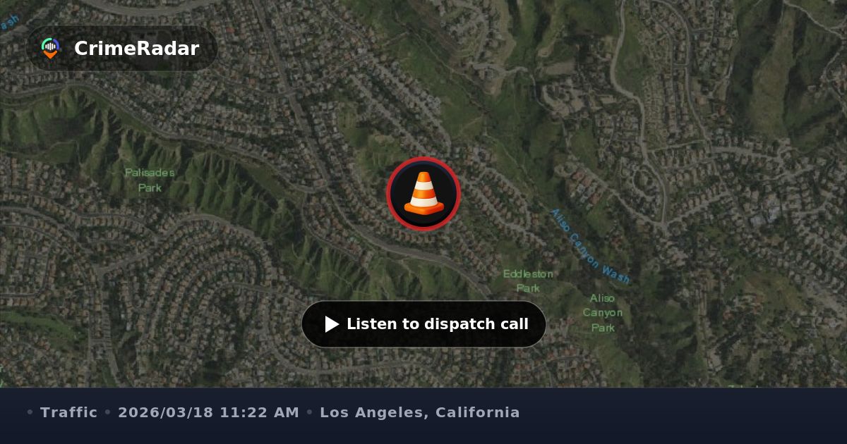 Traffic collision reported on Reseda Boulevard, Los Angeles CA | CrimeRadar