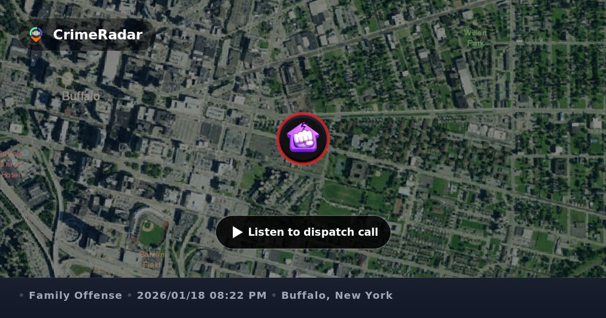 Apparent domestic dispute near East Eagle St, Buffalo NY | CrimeRadar