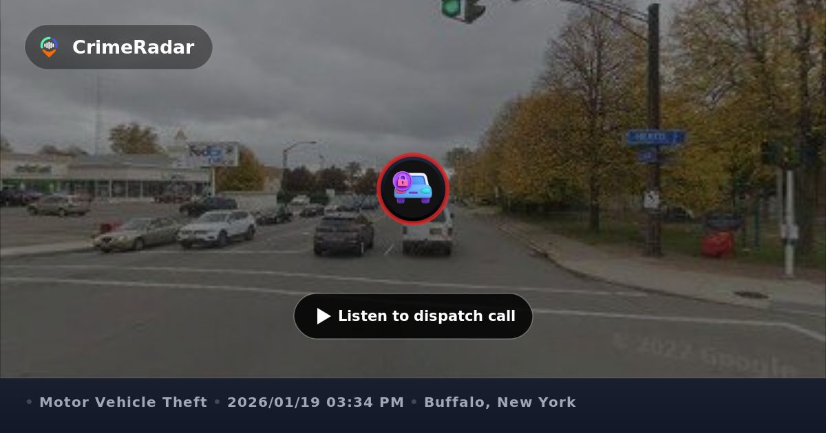 Vehicle flees police near Hertel and Delaware, Buffalo NY | CrimeRadar