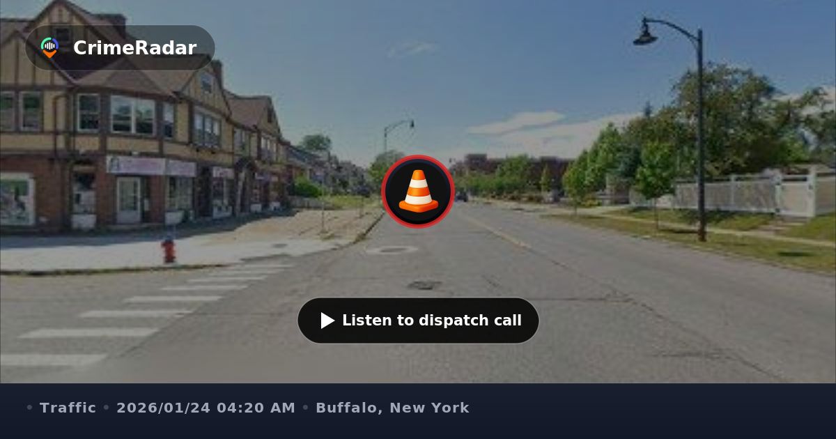 Police conduct traffic stop on Voorhees Ave, Buffalo NY | CrimeRadar