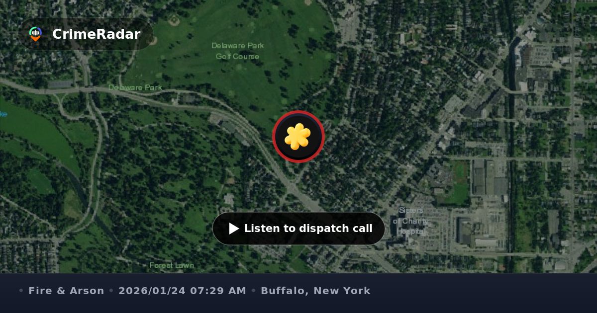 Fire crews respond to alarm near Agassiz Circle, Buffalo NY | CrimeRadar