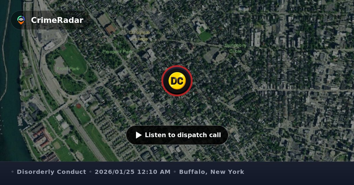 Deputies address unwelcome guest on Prospect Ave, Buffalo NY | CrimeRadar