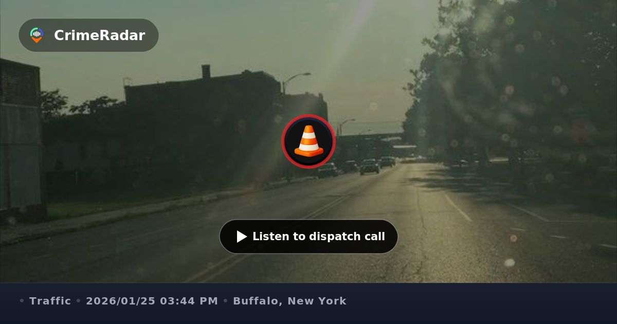 Two-car collision near Alabama and South Park, Buffalo NY | CrimeRadar