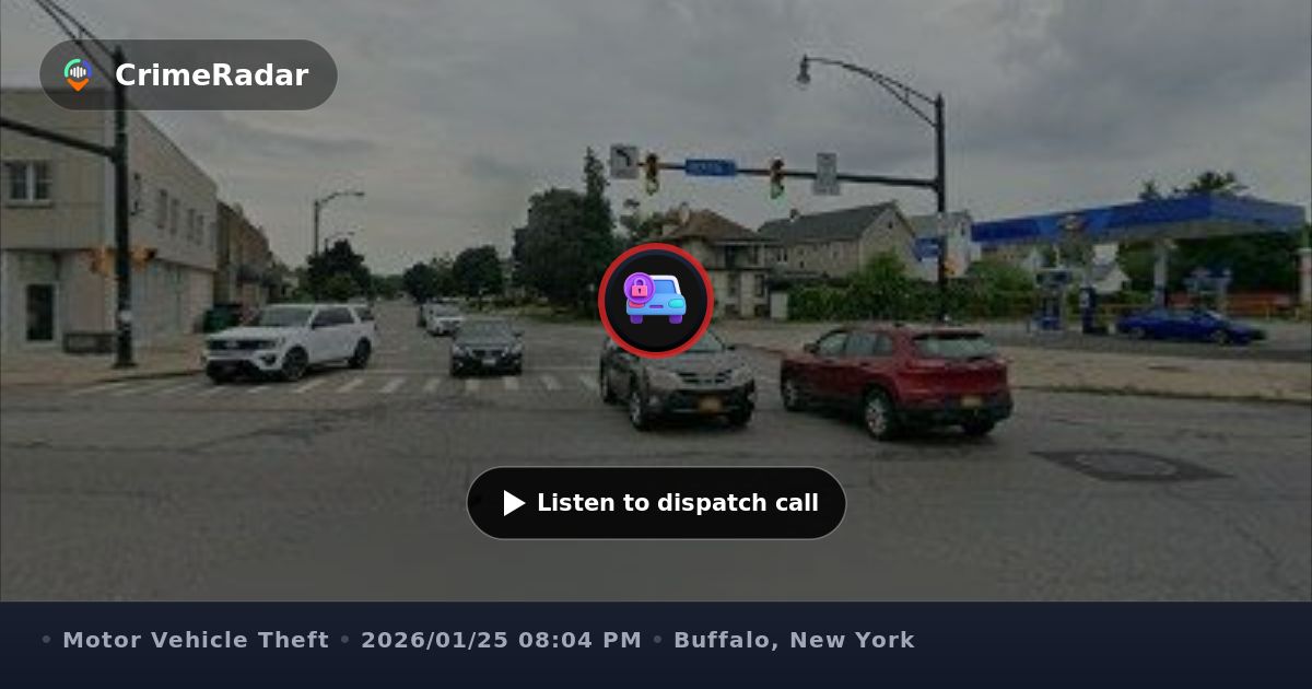 Stolen vehicle linked to larceny near Hertel and Colvin, Buffalo NY ...