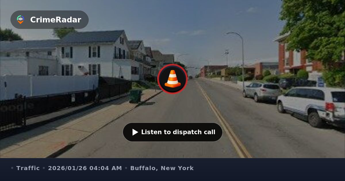 Crash reported on Jefferson on‑ramp, Buffalo NY | CrimeRadar