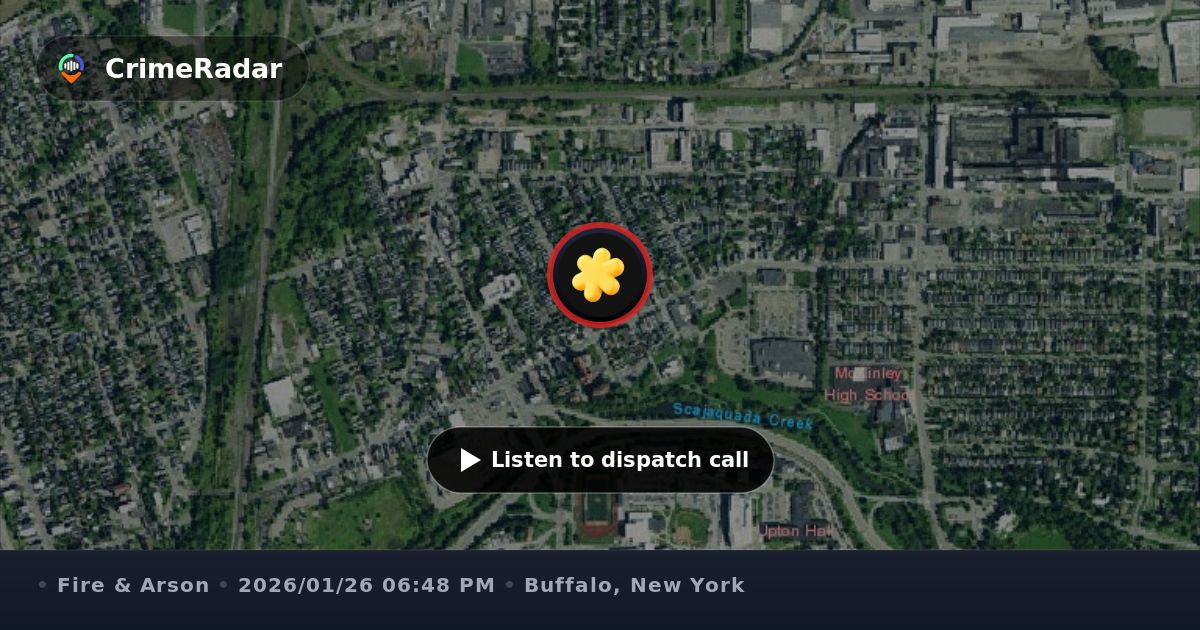 Fire alarm triggered by smoking at college hall, Buffalo NY | CrimeRadar