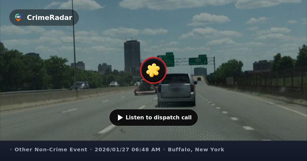 Loose light pole near I-190 ramp, Buffalo NY | CrimeRadar