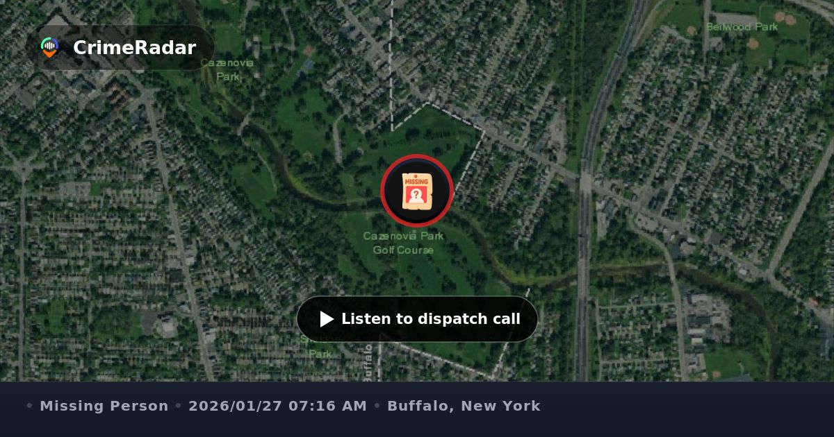 Possible welfare check resolved on Dundee St, Buffalo NY | CrimeRadar