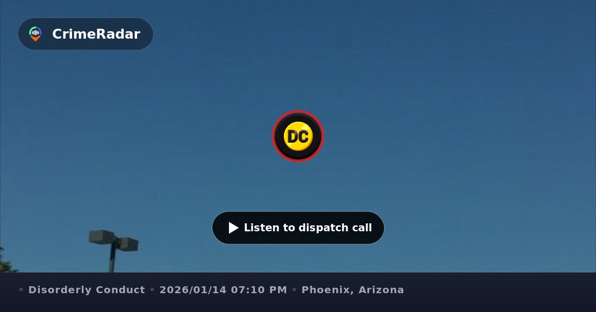 Loud disturbance at Walgreens on Glendale Ave, Phoenix AZ | CrimeRadar