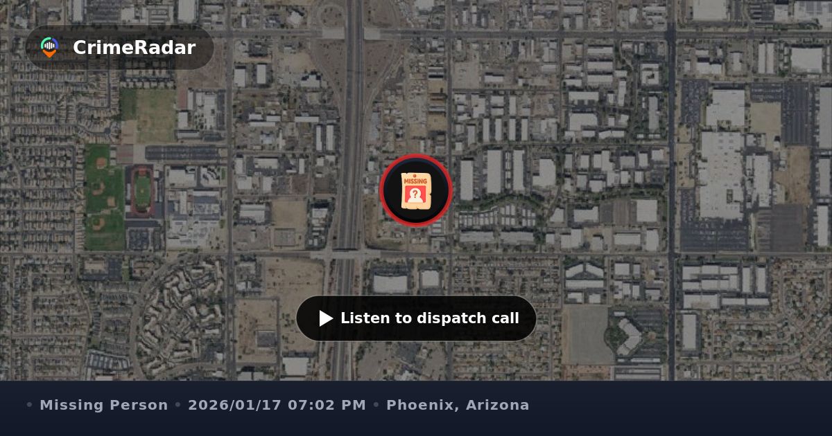 Possible missing person near Quail Run Behavioral Health, Phoenix AZ ...