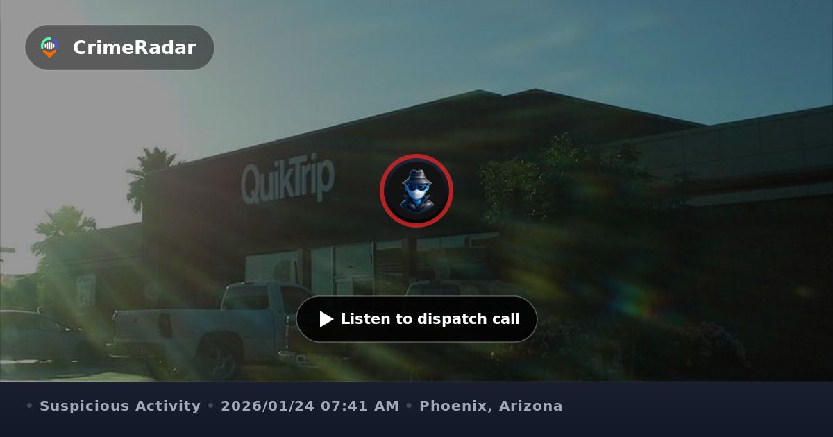 Officers check on suspicious activity near Union Hills Dr, Phoenix AZ ...