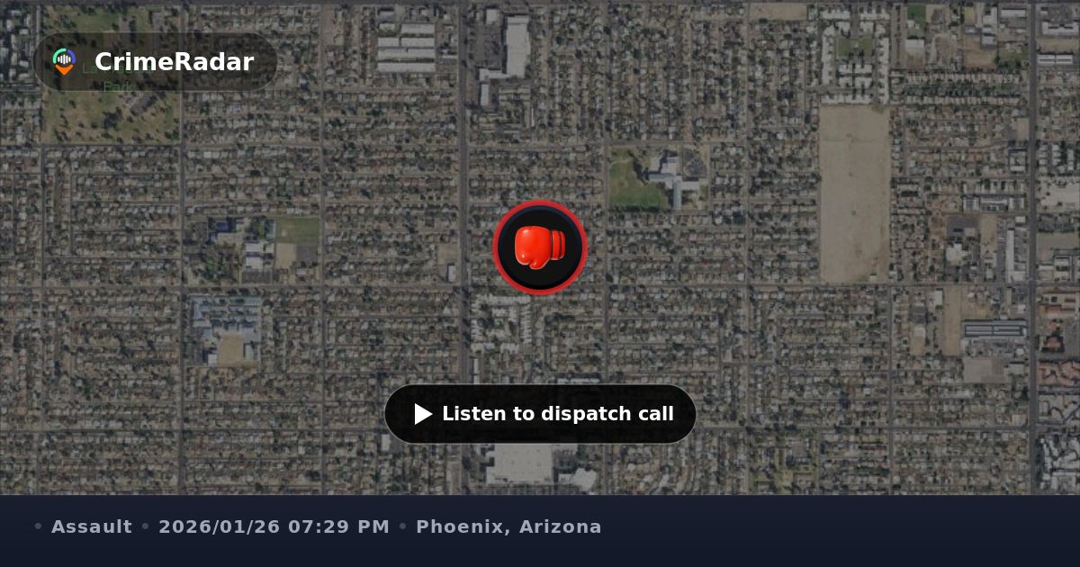 Apparent fight at group home on North 32nd Drive, Phoenix AZ | CrimeRadar