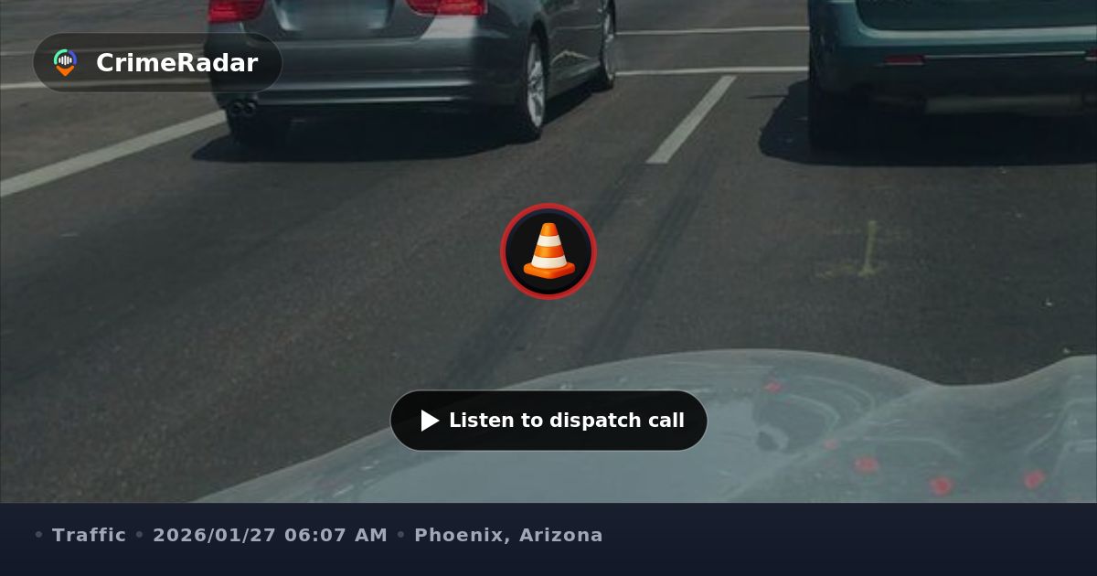 Traffic collision near 35th and Northern avenues, Phoenix AZ | CrimeRadar