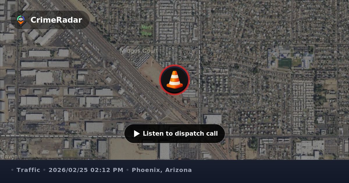 Traffic crash involving car and van on North 43rd, Phoenix AZ | CrimeRadar
