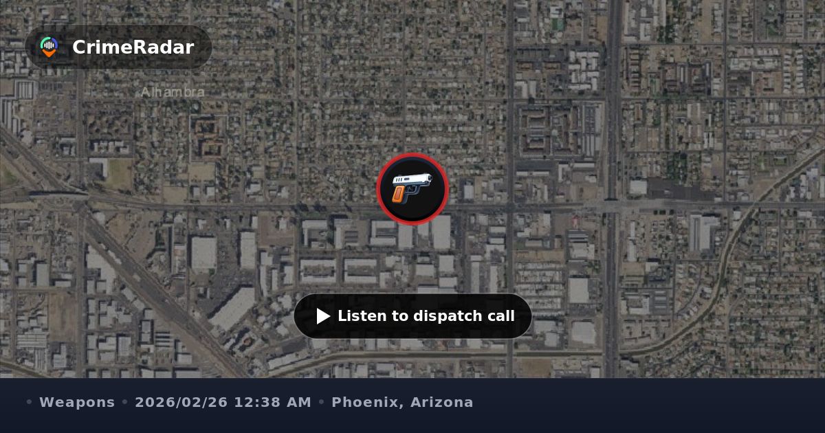 Shooting with shell casings found on West Indian School, Phoenix AZ ...