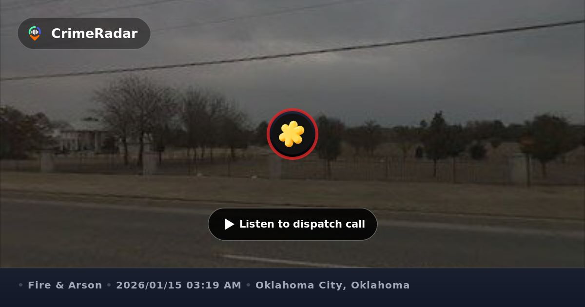 Fire crew responds to alarm near Southwest 104th St, Oklahoma City OK ...