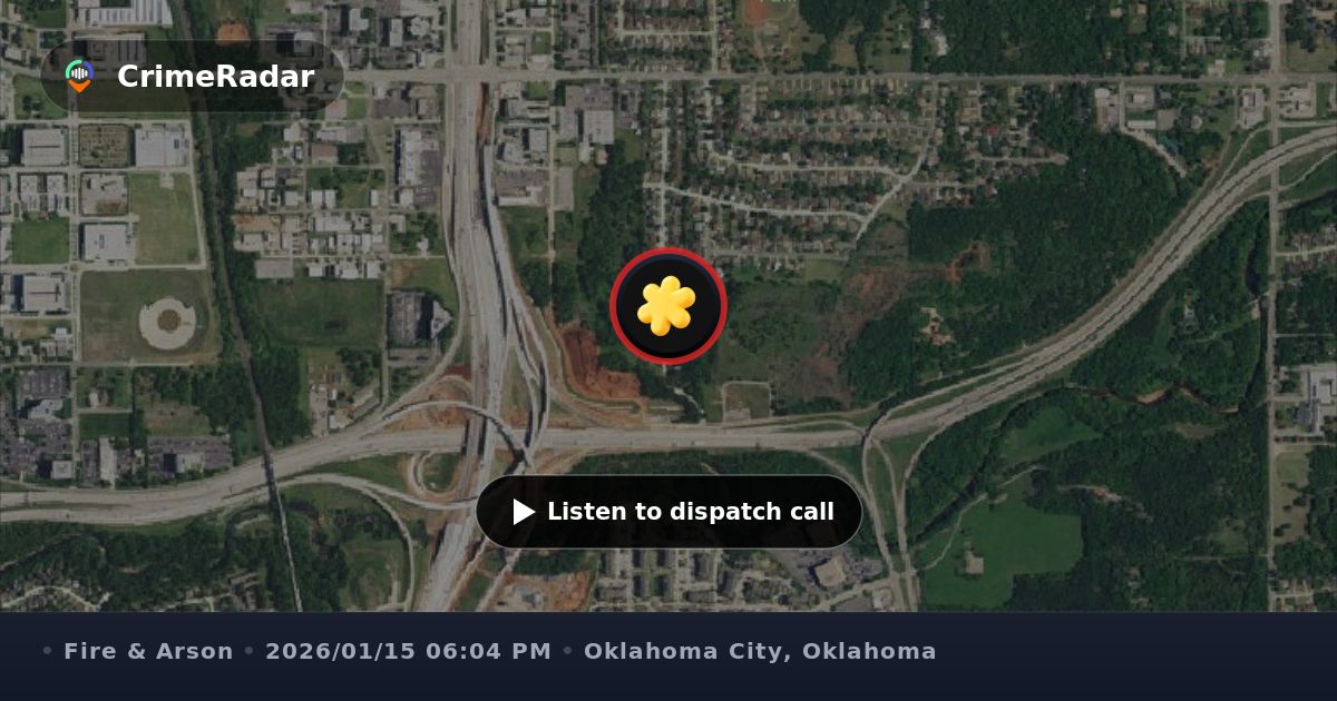 Fire crew investigates odor near Central Park Dr, Oklahoma City OK ...