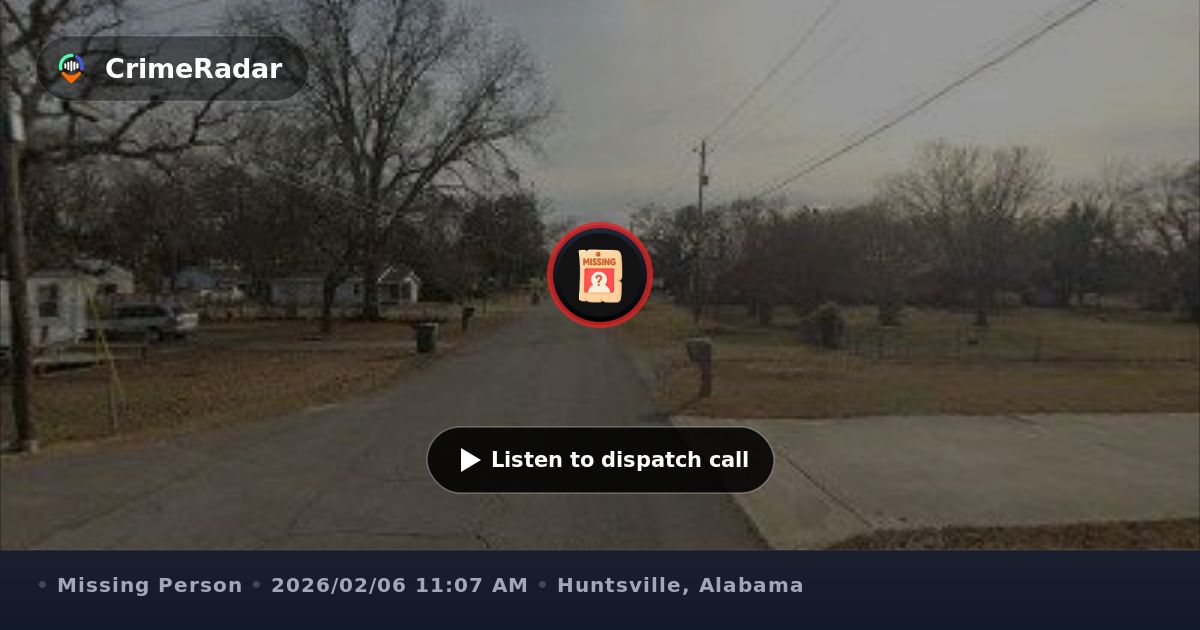 Elderly woman reported missing near Virginia Blvd, Huntsville AL ...