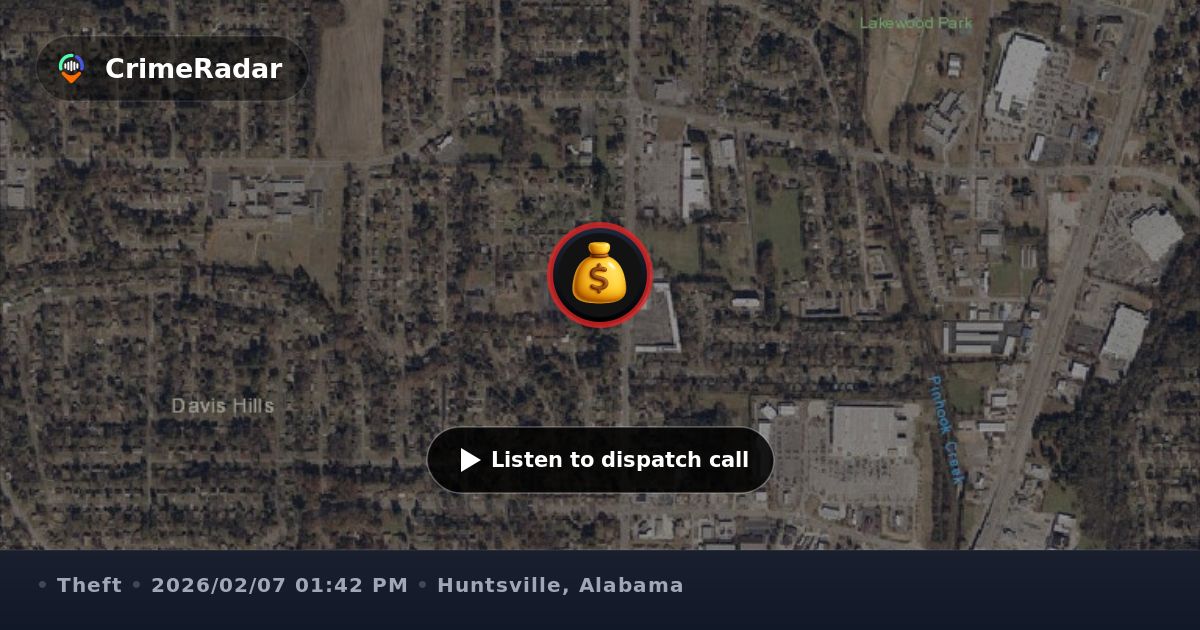 Property theft reported near Sparkman Drive deli, Huntsville AL ...
