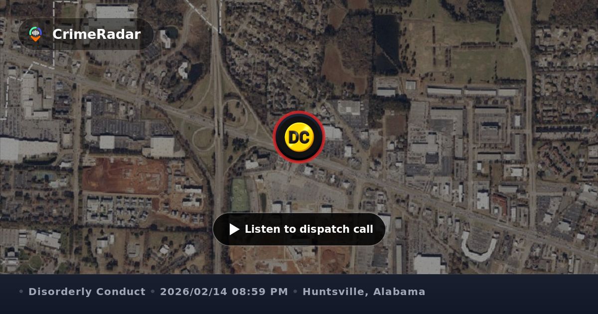 Disturbance reported near Dave & Buster's, Huntsville AL | CrimeRadar