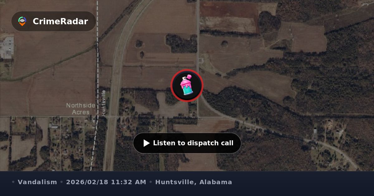 Vehicle with broken window reported near cemetery, Huntsville AL ...