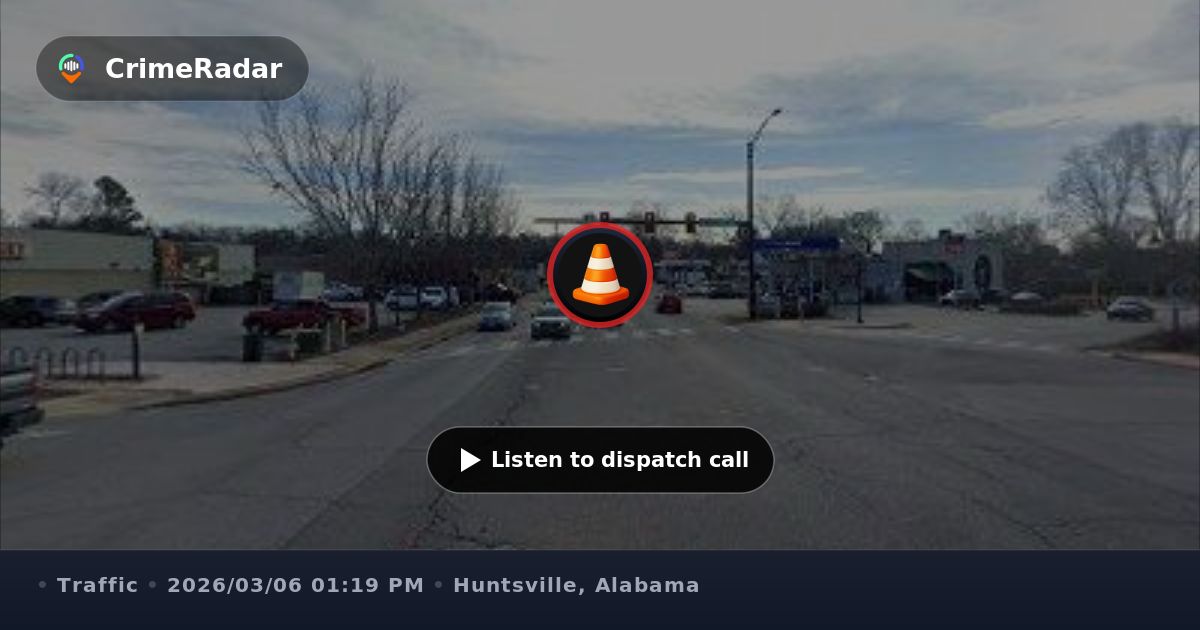 Traffic lights malfunction at Pratt and Andrew Jackson, Huntsville AL ...