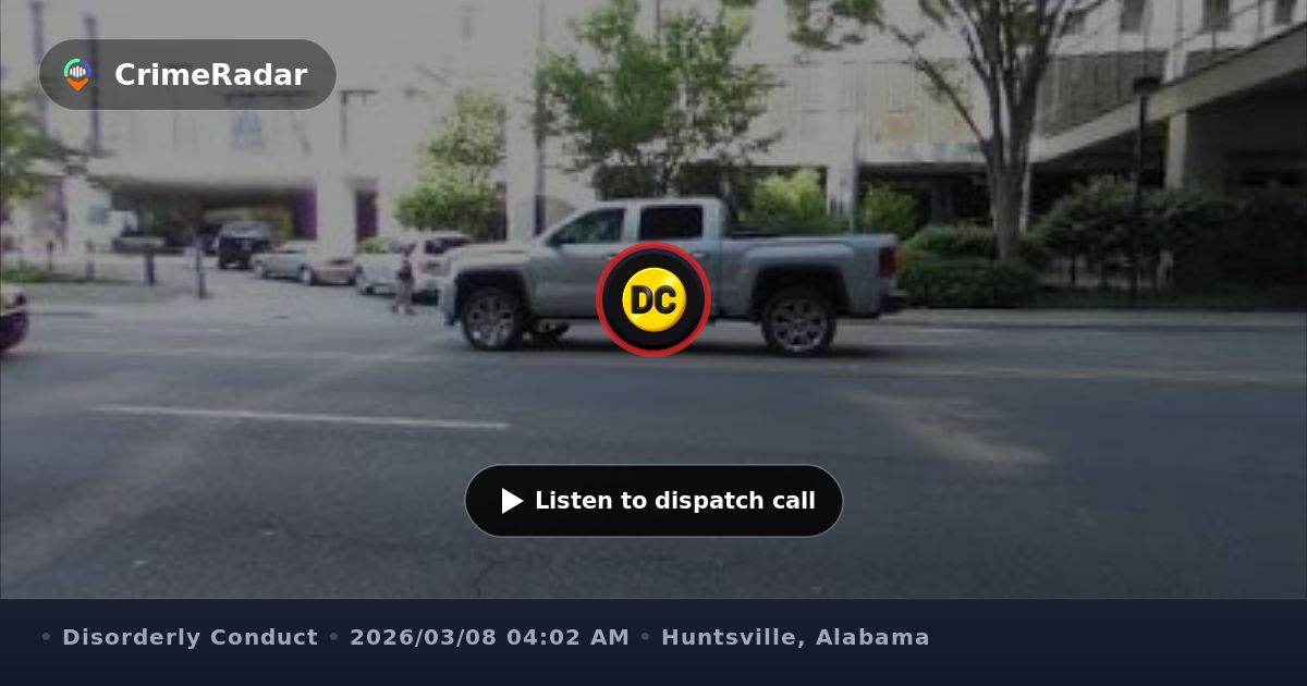 Disturbance involving patient at hospital room, Huntsville AL | CrimeRadar