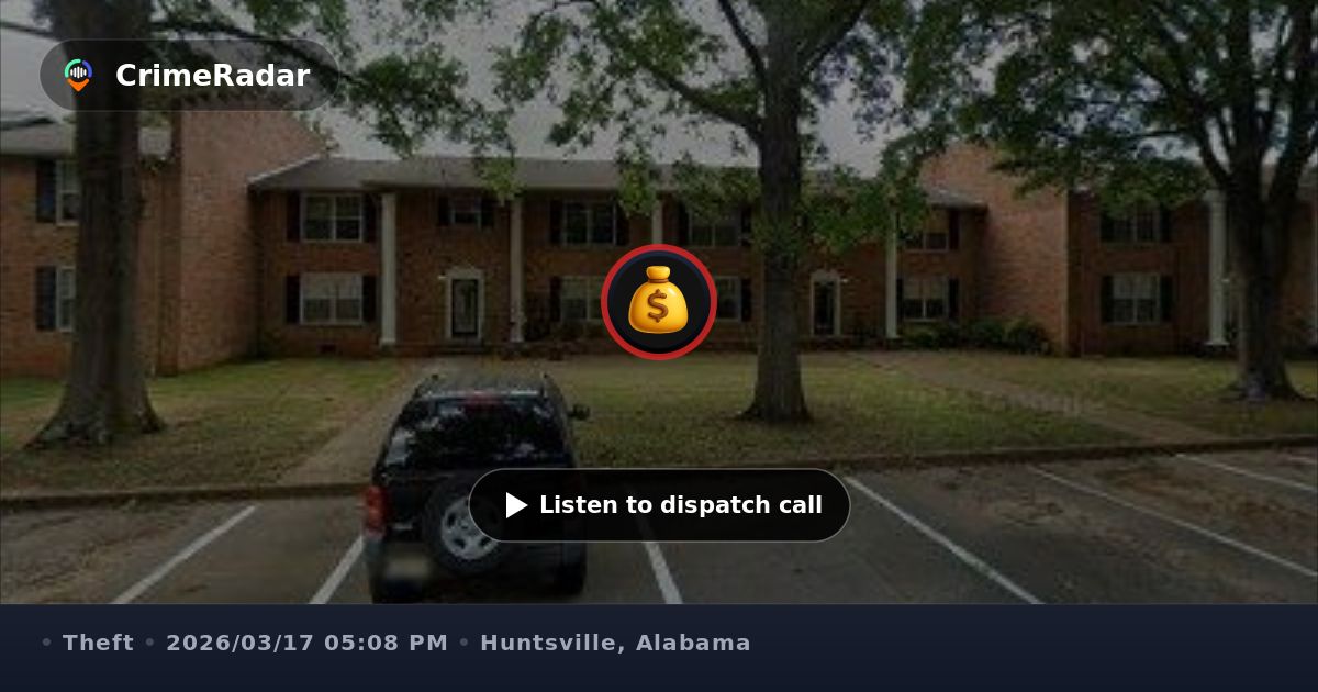 Item stolen from vehicle on Queensbury Drive, Huntsville AL | CrimeRadar