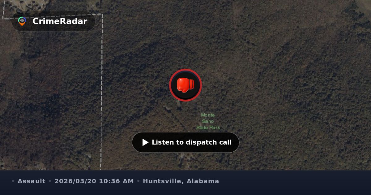 Group fight reported in park parking lot, Huntsville AL | CrimeRadar