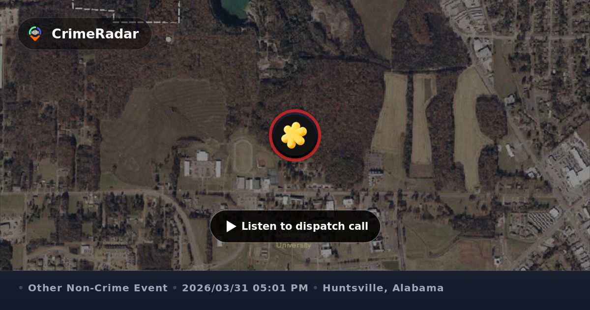 Injured stray dog reported at Holland Hall, Huntsville AL | CrimeRadar