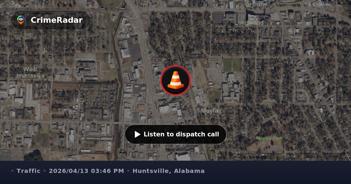 Two-vehicle hit and run on Bob Wallace Avenue, Huntsville AL | CrimeRadar