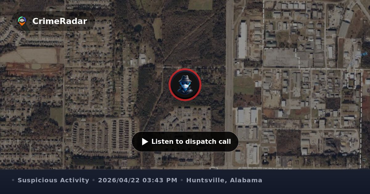 Person in full face mask reported at apartments, Huntsville AL | CrimeRadar