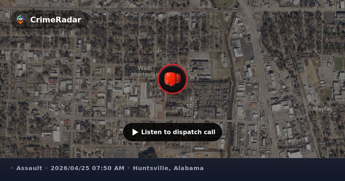 Ongoing neighbor fight at Marabou Apartments, Huntsville AL | CrimeRadar