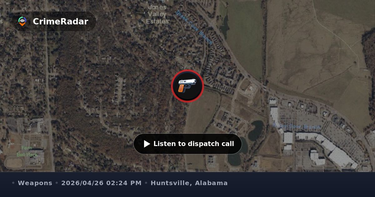 Fight with guns reported at Center Park, Huntsville AL | CrimeRadar