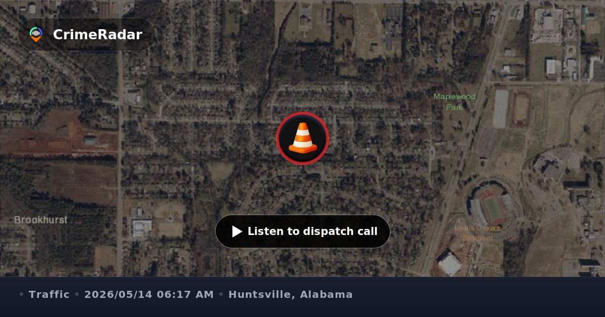 Traffic stop on Lincoln near Norris Road, Huntsville AL | CrimeRadar