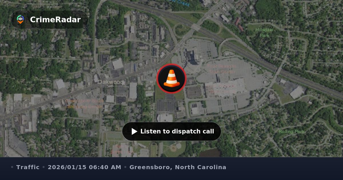 Traffic stop near Gate City Blvd and O’Brien St, Greensboro NC | CrimeRadar