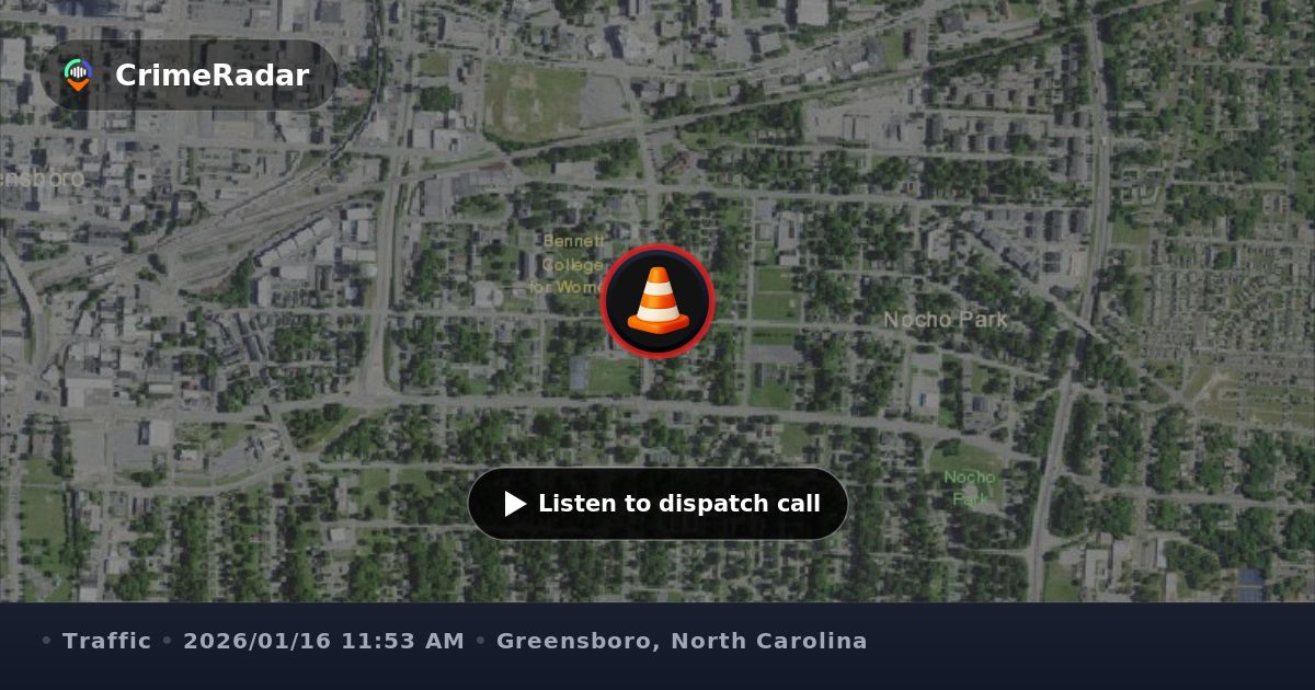 Vehicle stopped near East Gate City Blvd and Logan St, Greensboro NC ...