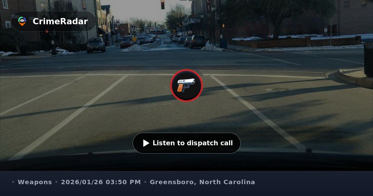 EMS requested at Greene Street Parking Deck, Greensboro NC | CrimeRadar